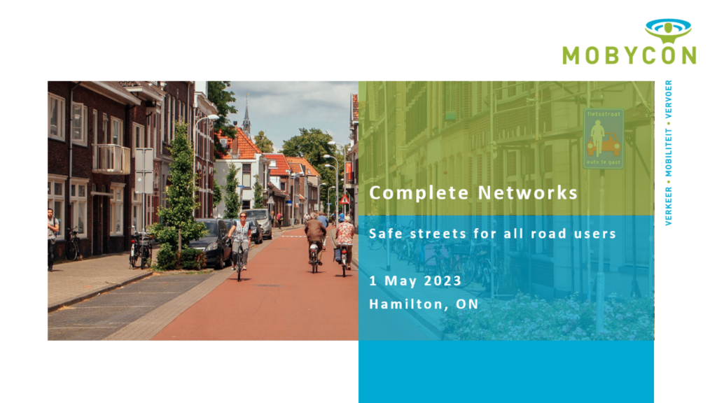 Mobycon at the Ontario Bike Summit - Mobycon